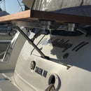 Mahogany Transom Boat Table with Teak Oil Finish – The Transom Table